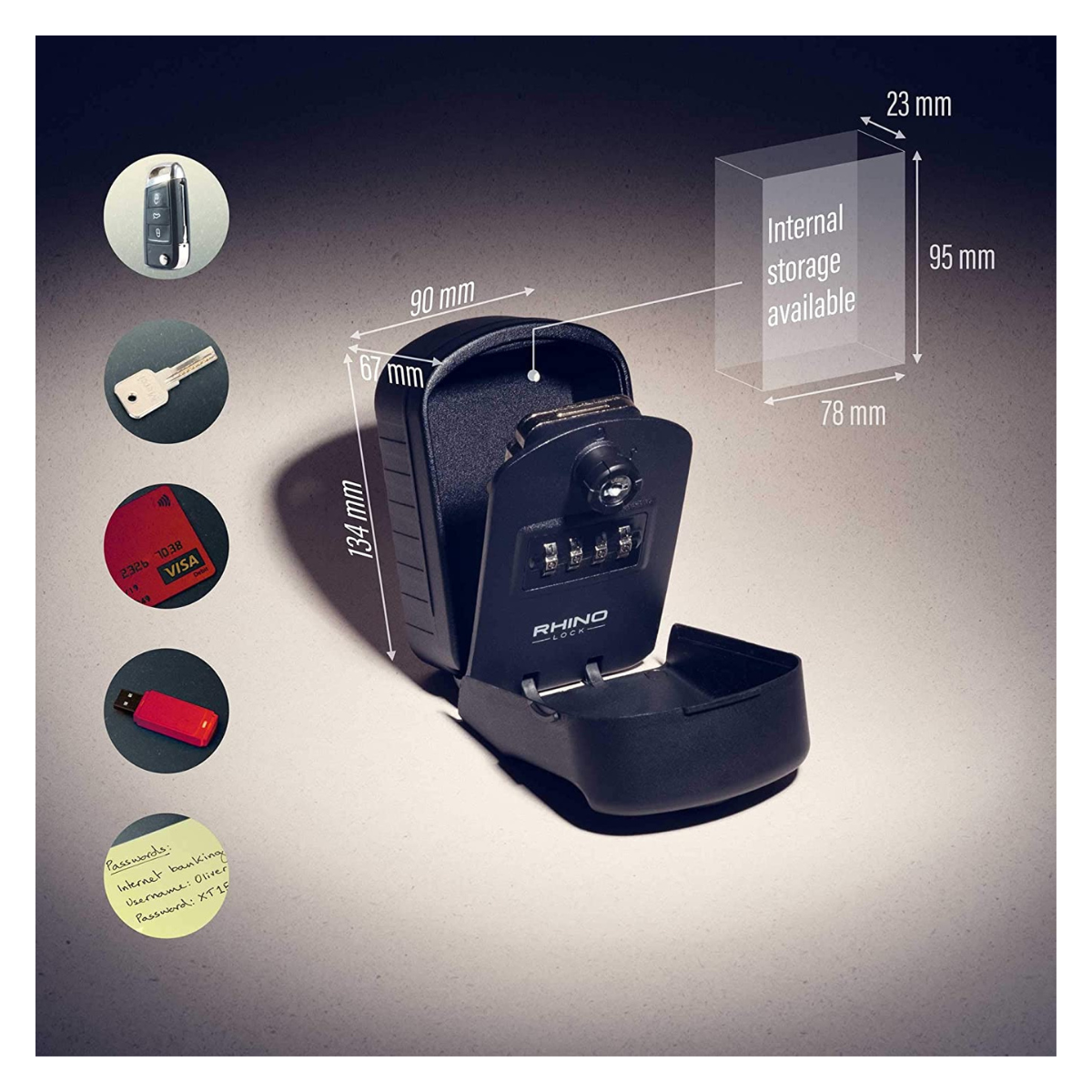 Rhino Lock Secure Pro - Black